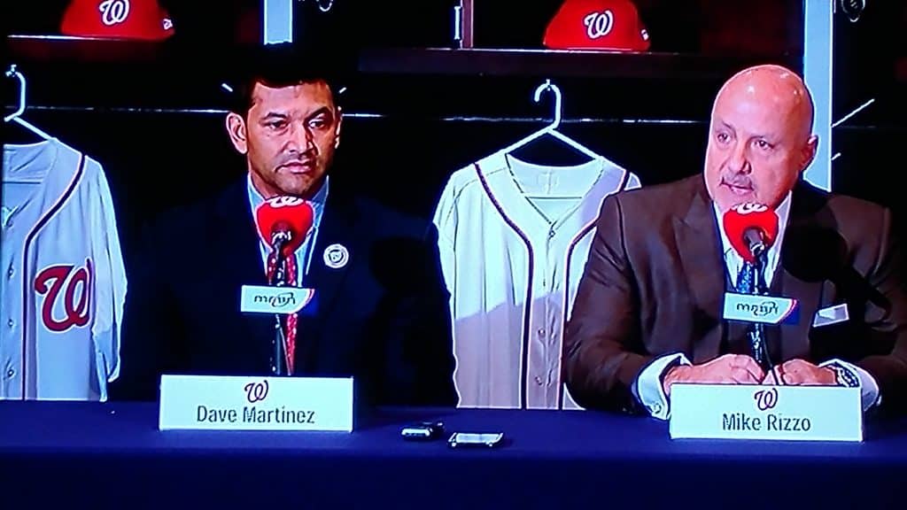 Nats coaching staff almost complete for Dave Martinez | TalkNats.com