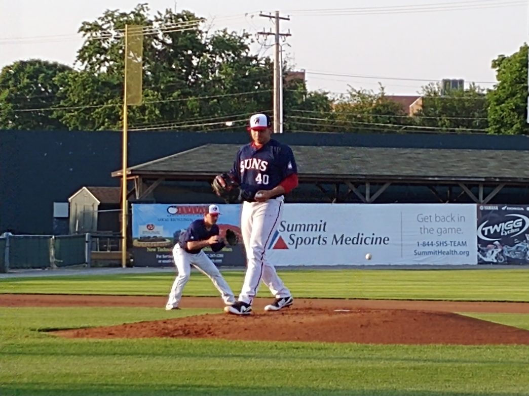 In a 3-1 game in the 5th inning, Seth Romero, an A-ball pitcher, gets ...