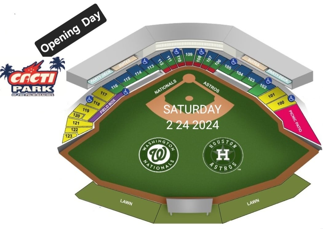 Spring Training Game #1 - Opening Day at CACTI Park | TalkNats.com