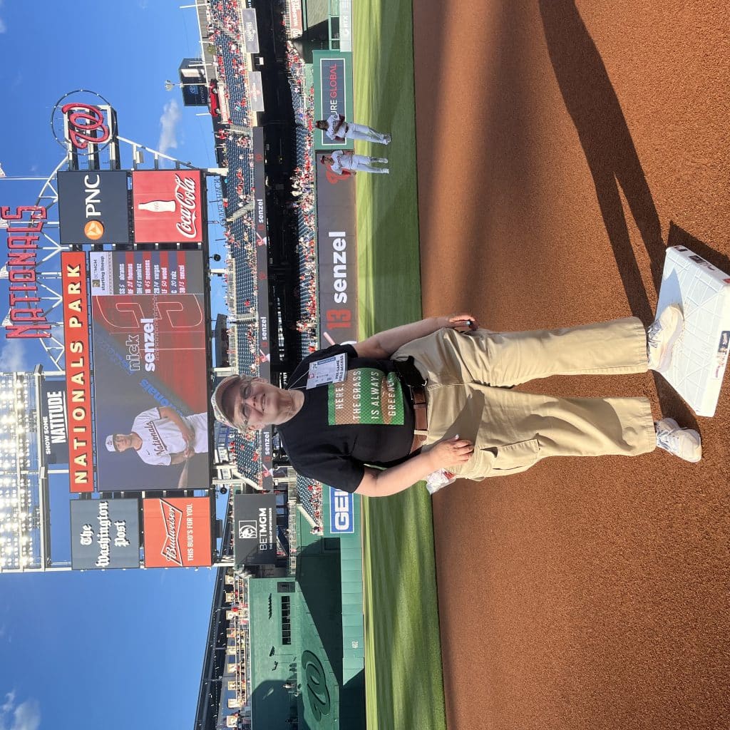 I picked the best day to be on the grounds crew! | TalkNats.com